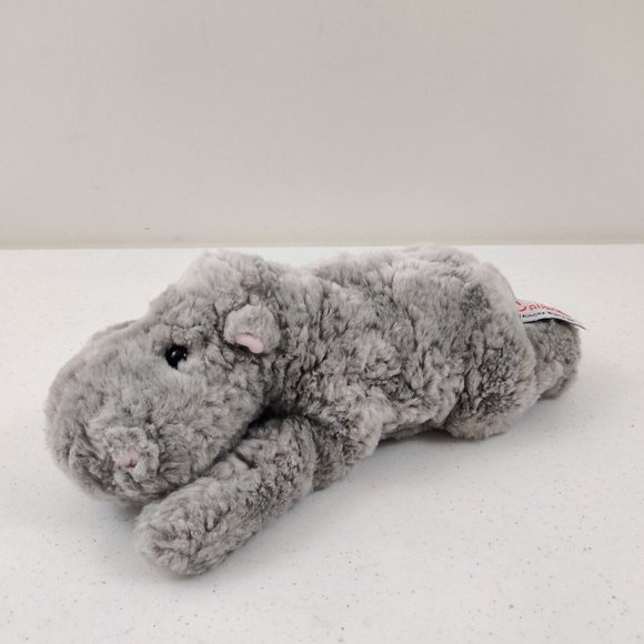 Aurora | Toys | Aurora Gray Plush Curly Hair Hippo Bean Bag Soft ...